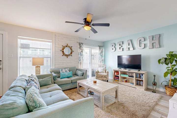 Ec132 Ground Floor Condo, Shared Pool, Boardwalk - Texas