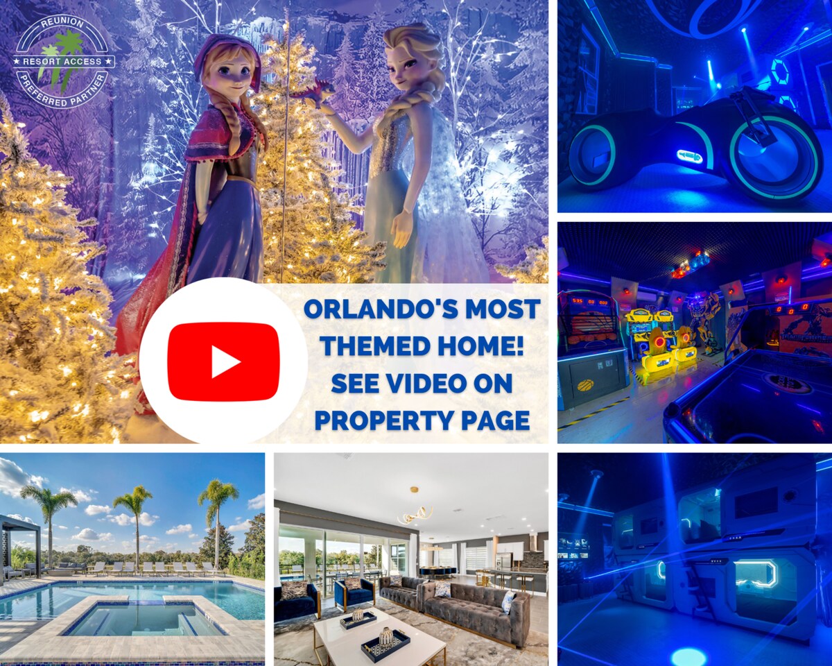 Electronic Ice Castle | Orlando's Most Themed Home - Houses for Rent in ...