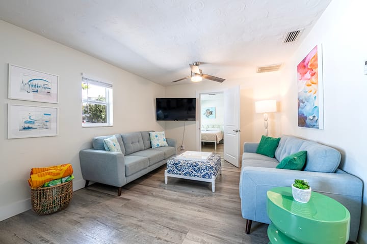 2bd 2ba Sunview 1-2mins To Beach/pool - Indian Rocks Beach