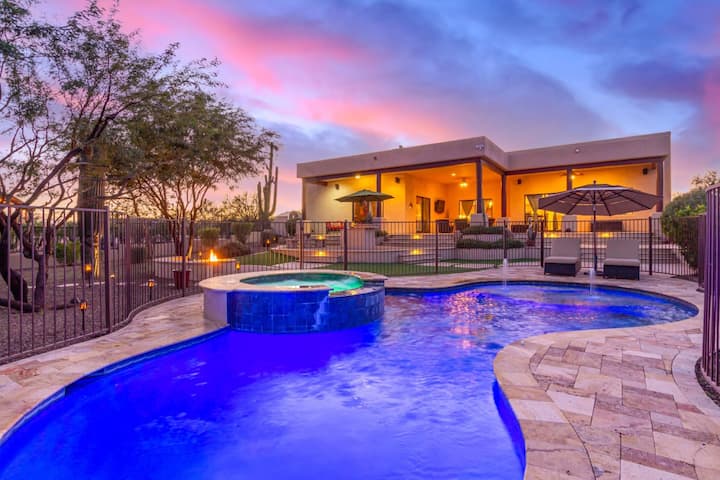 Desert Foothils  Rustic Resort Oasis W/pool & Spa - Río Verde, AZ