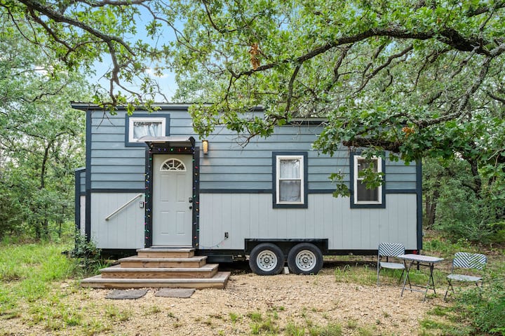 3 Tiny Town Ranchers Tiny Home Animals Fire Pit - Hico, TX