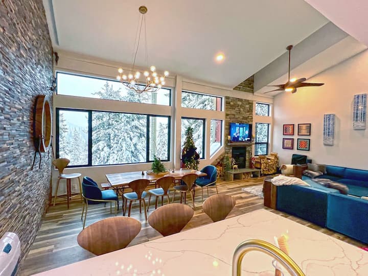 Luxury 5 Bdrm @ Canyon Lodge, Steam Room Sleeps12+ - Mammoth Mountain, CA