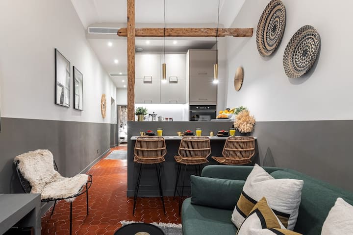 La Croix - Apt Moderne Vieille Ville - 2 Chambres - Nice