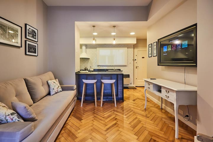 Modern Recoleta Apt | 100mb Wifi/smartv/washer - Rivadavia