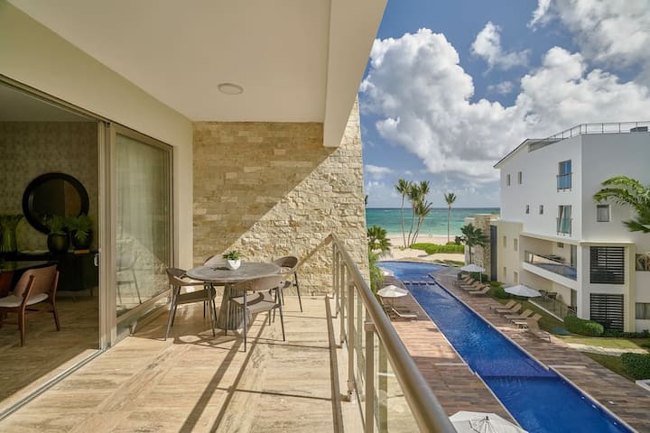 Beach Condo W/ Sea View B-302 @ Costa Atlantica - Punta Cana