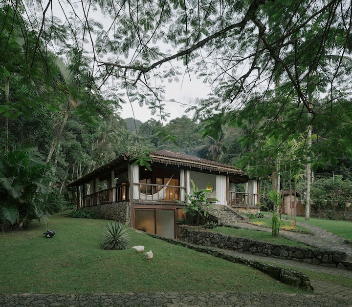 Casa Varanda • Design, Cachoeira, 5 Minutos Do Mar - São Sebastião