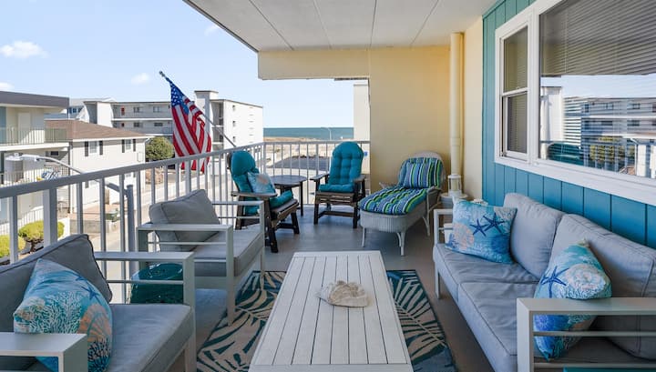 Ocean-block In Midtown W/ View, Balcony & Parking - Ocean City, MD