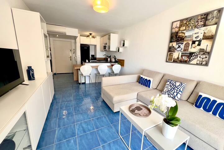Golfe Juan - 4 Personnes - Vue Mer - Piscine - French Riviera