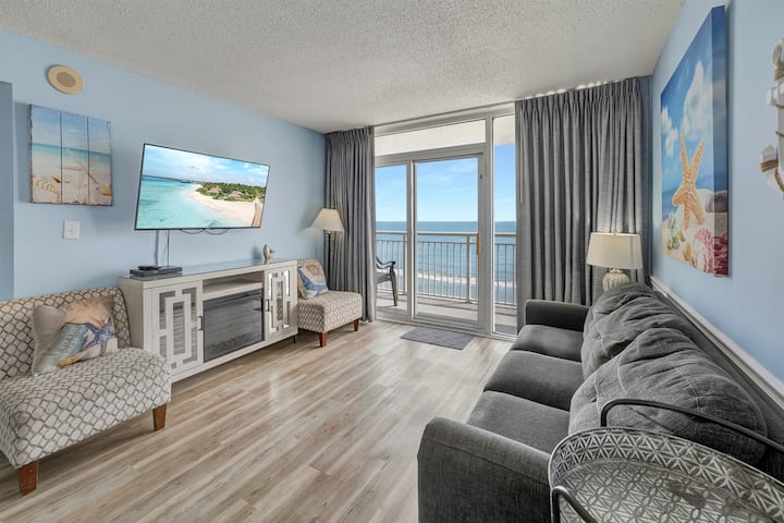 New 3br King Suite With Direct Oceanfront End Unit - 默特爾比奇