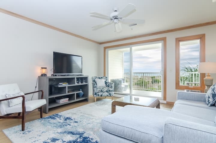 Upgraded Oceanfront 3br In Wrightsvilledunes -W304 - Wrightsville Beach, NC