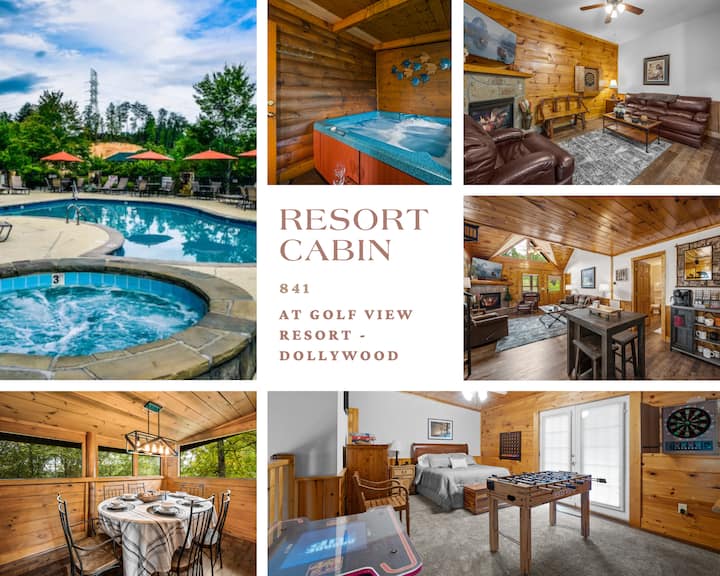 Resort Cabin W/hot Tub & Pool @ Dollywood - Pigeon Forge, TN