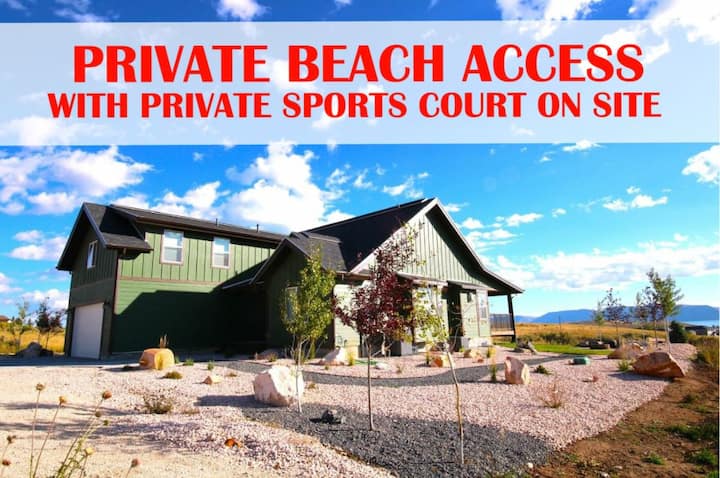 Private Sports Court!  Aces On The 9! (Sleeps 35) - Bear Lake