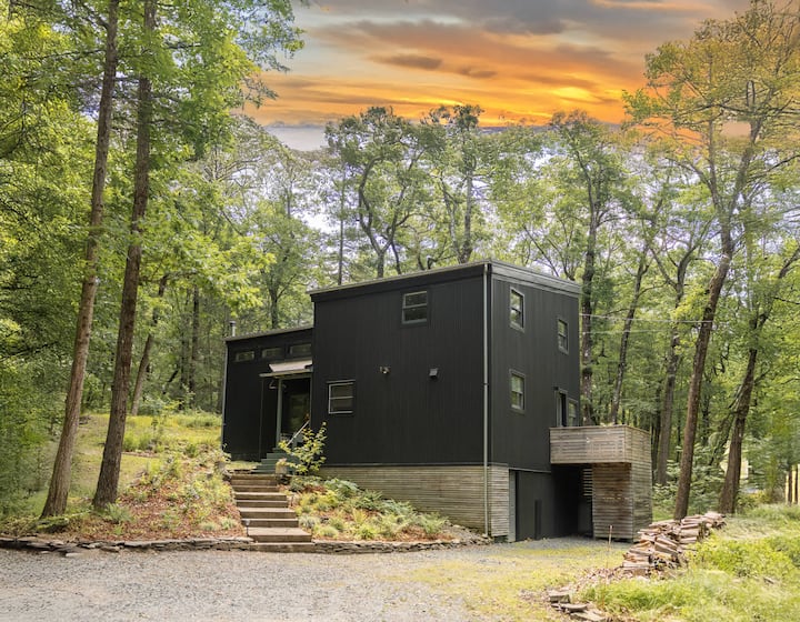 Nordic Cabin: Light-filled + Spacious W/firepit - 根特