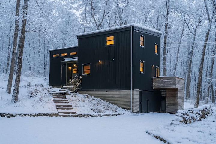Nordic Cabin: Light-filled + Spacious W/firepit - Ghent, NY