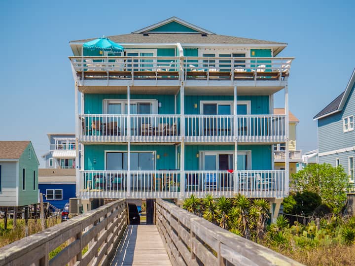 The Sandcastle @ Tiki | Oceanfront Condo! - Carolina Beach, NC