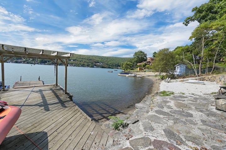Modern Lakefront Home W/ Private Dock, Gym & More! - Ringwood State Park, Ringwood