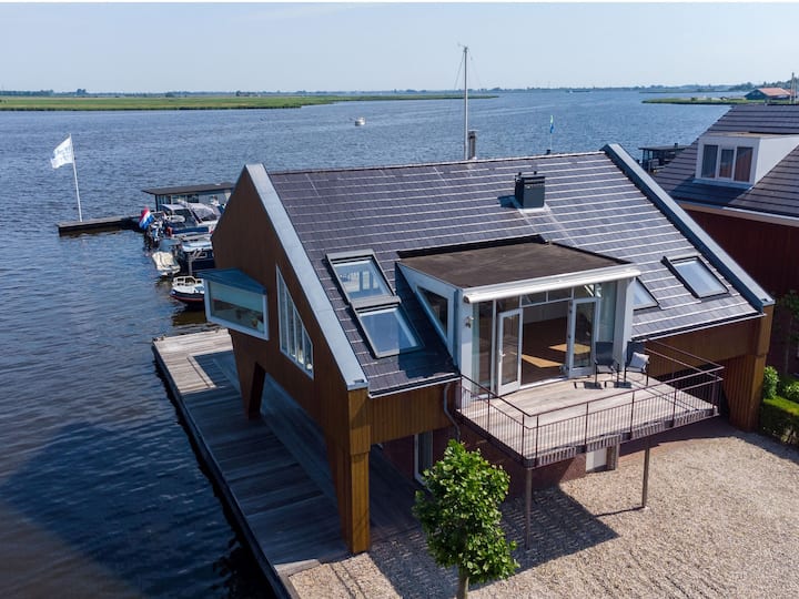 Penthouse Moderne Avec Vue Imprenable Sur Le Lac - Uitgeest