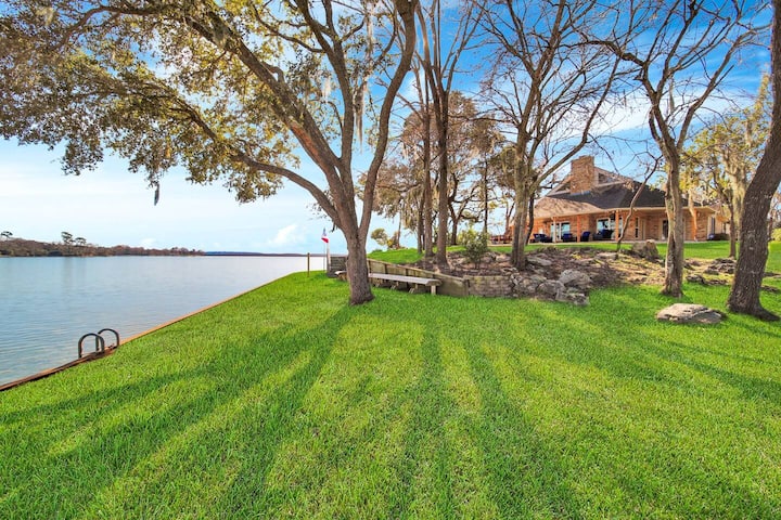 Lone Star Peninsula- Stunning Waterfront Retreat - Goat Island, Trinity