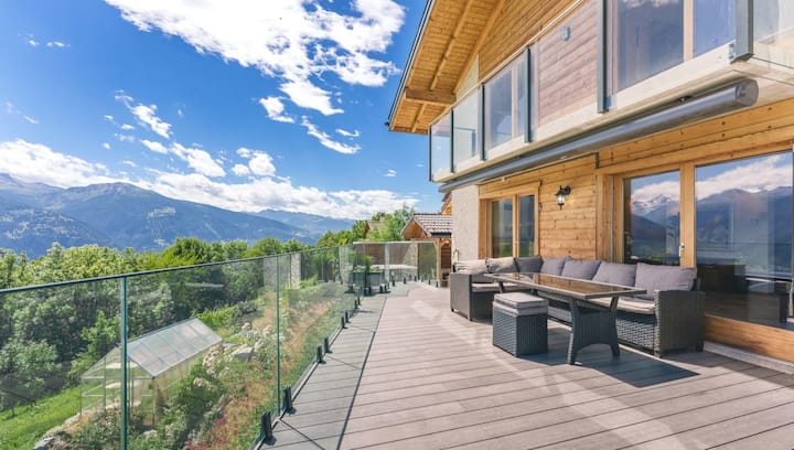 4br Alpine Chalet · Matterhorn Views · Hot Tub - Vercorin