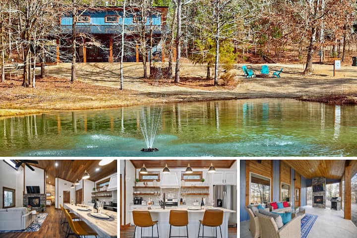 Cottage On The Pond: Hot Tub, Patio, Fishing - Oklahoma