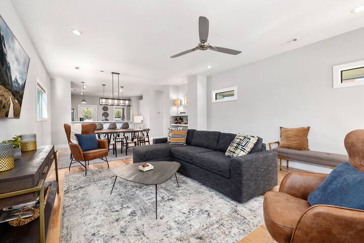 Porte Orange-modern Home-1 Mi From Dt Fayetteville - Fayetteville, AR