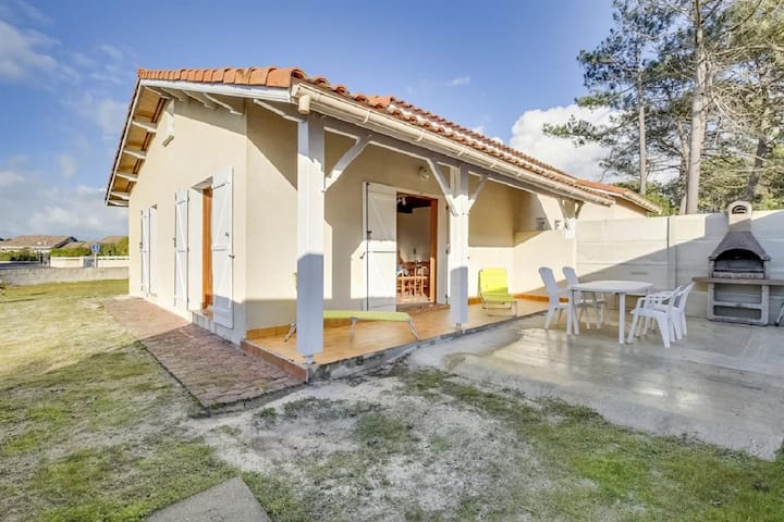 Agréable Maison Mitoyenne 7 Personnes Avec Jardin - Biscarrosse