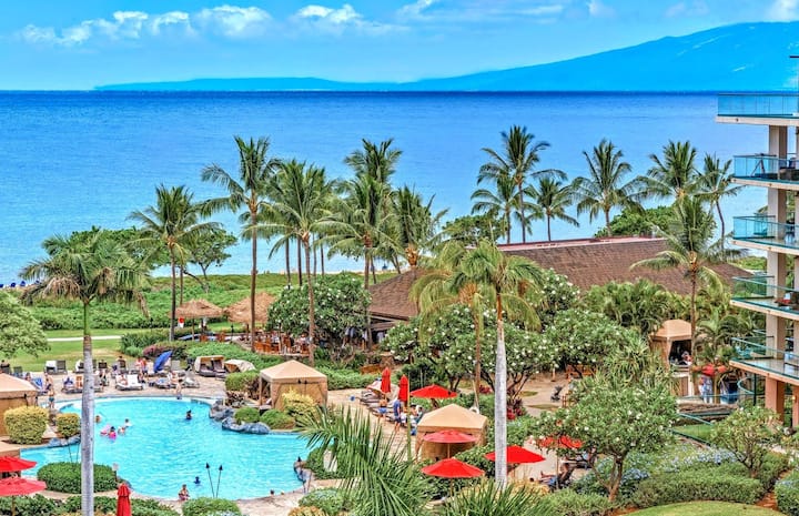 6th Floor Oceanview Studio Steps From Beach - Kaanapali, HI