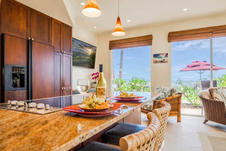 *Nani Kai Hale 101*maui Beachfront Luxury Ground - Maui