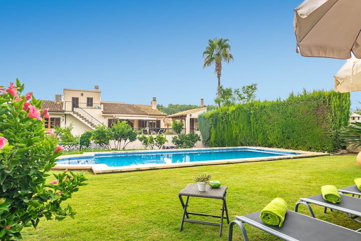Ca Na Rosa (De Selva) - Apartamento Con Piscina Y Jardín Privados Cerca De Las Montañas. - Selva