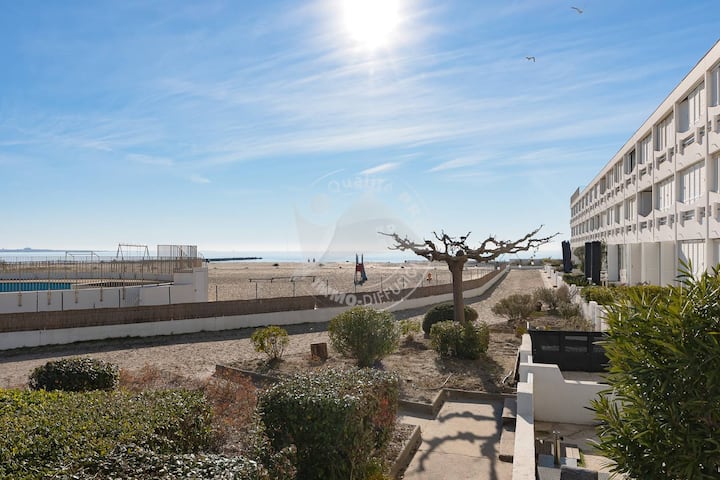 As21518-p3 Direct Sur La Plage Vue Mer Et Piscine - Le Grau-du-Roi