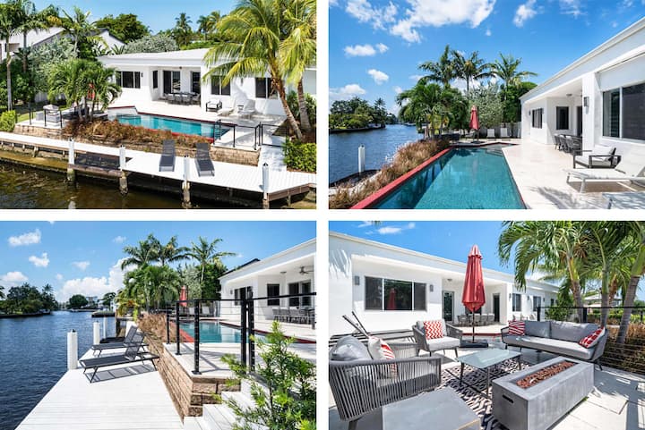 Villa St Barth Waterfront & Pool - Bahamas