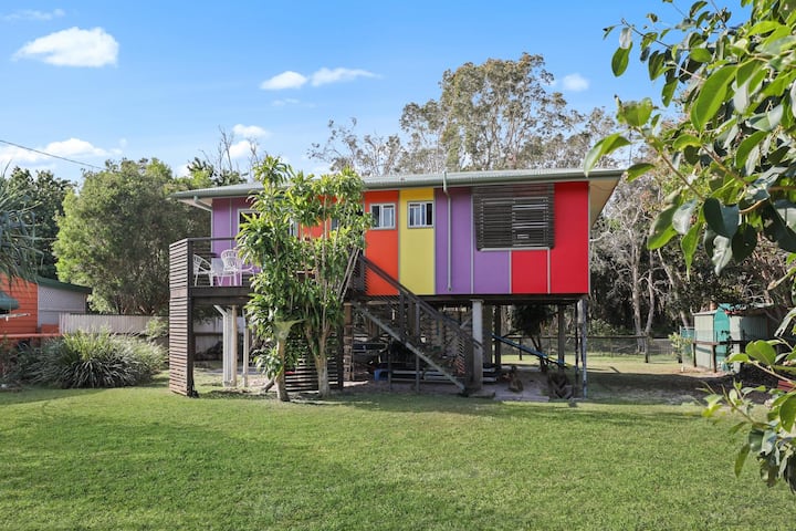 Classic Beach Shack In A Quiet Bush Dune Setting - Brown Lake (Bummel), North Stradbroke Island