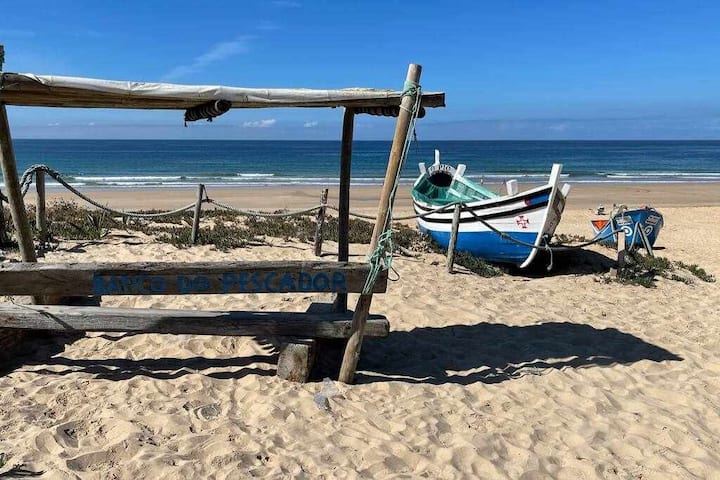 Casa Privatizada - Praia da FONTE DA TELHA +vista o mar - Costa da Caparica