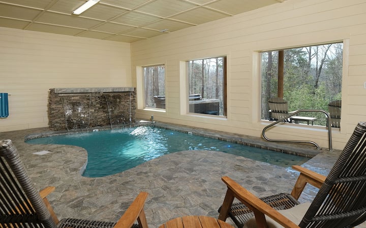 Woodland Waterfall - Indoor Pool, Theater, Hot Tub - Pigeon Forge, TN