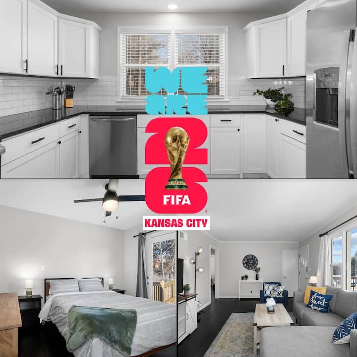 Minutes To Kauffman|pets Ok|sleeps 8 - Overland Park, KS