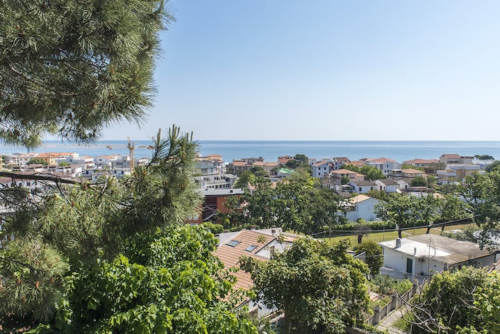 M261 - Marcelli, Apartment With Sea View Terrace - Numana