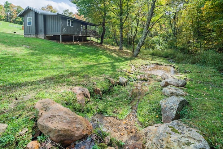 Cabin By The Creek - 2 Br/1b On Babbling Brook - West Jefferson, NC