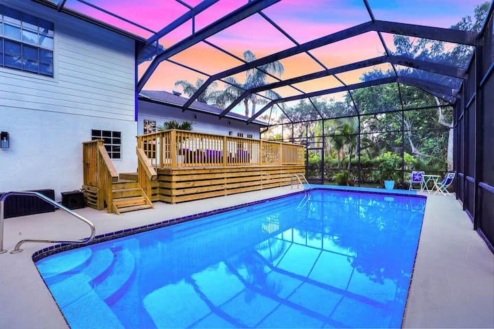 Pvt Pool/hot Tub/game Rm/tiki Bar/barefoot Beach - Bonita Springs, FL