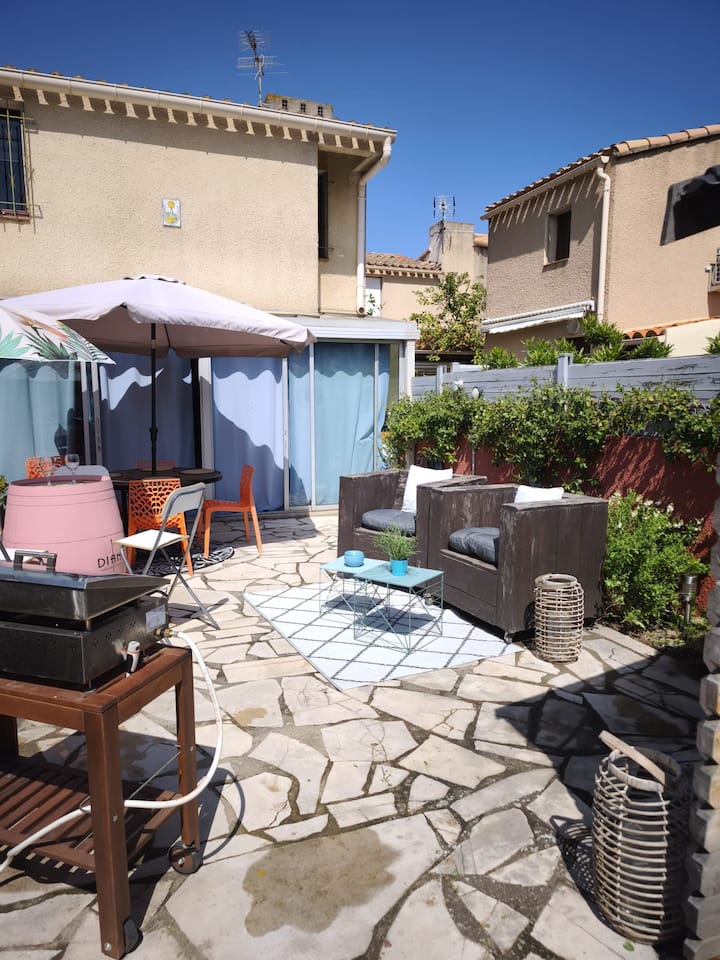 Maison Avec Grande Terrasse Proche Du Port! - Saint-Cyprien Plage