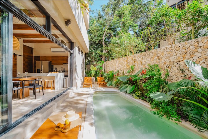 Jungle Vibes • Private Pool & Tranquil Comfort - Tulum