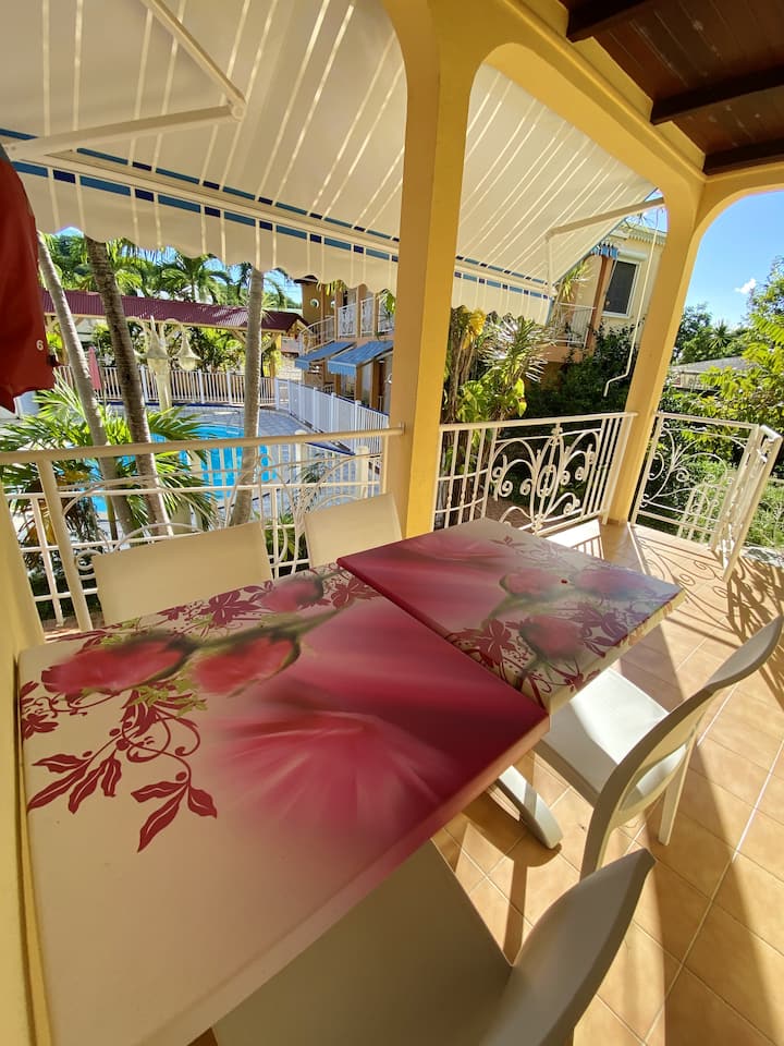 Appt à Pointe-noire Avec Piscine - Deshaies