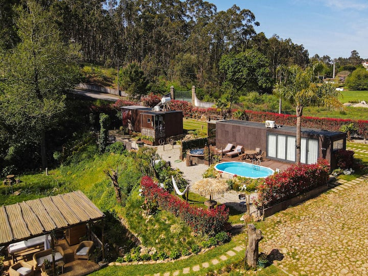 Bruval Eco Retreat - Jacuzzi & Pool House - Lourosa
