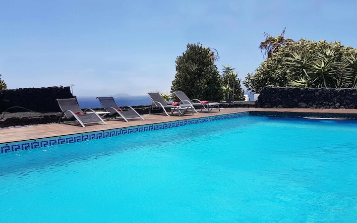 Villa Abaego - Villa De Luxe Piscine Privée 12 Pax - Lanzarote