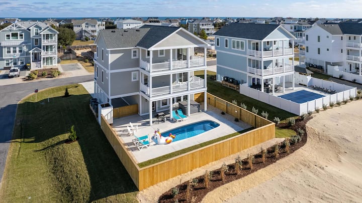 Sandalous 6br With Private Heated Pool & Hot Tub - Corolla, NC