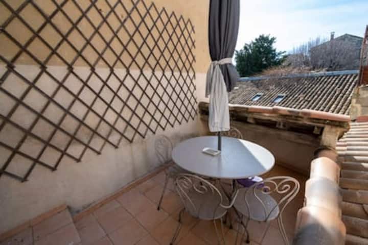 Terrasse Hyper Centre 2 Ch. 4 Pers. Calme Soleil - Avignon