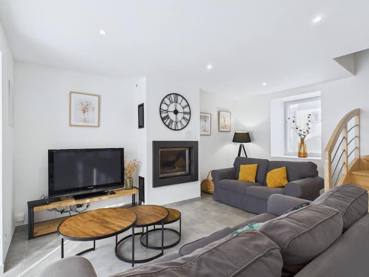 Maison De Campagne Avec Grand Jardin Pour 8 - Kerlouan