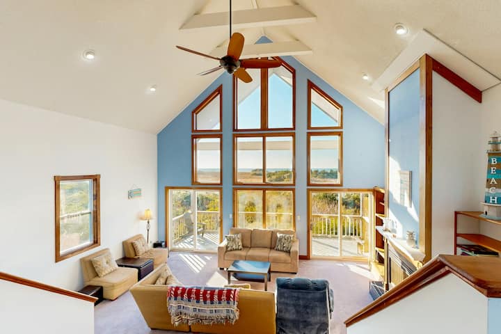 3br Soundview Dog Friendly | Pool | Balcony - Avon, NC