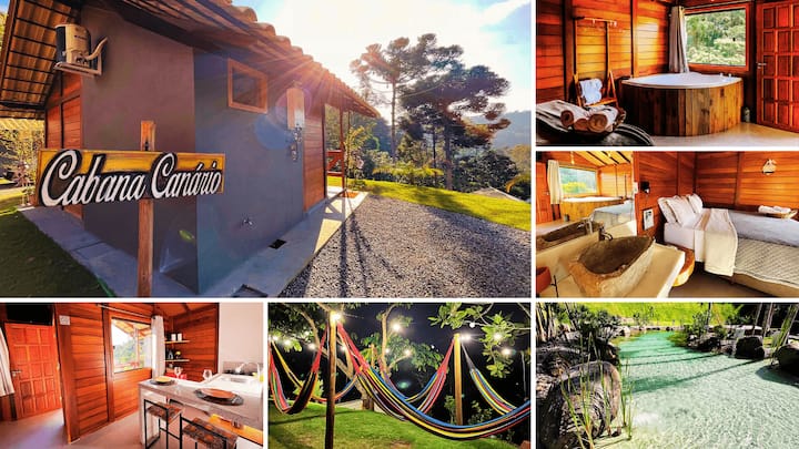 Sítio Balango: Cabana Canário - Domingos Martins - Espírito Santo