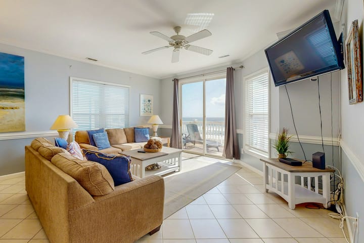 3br Oceanfront 3rd-floor | Balcony - Folly Beach, SC