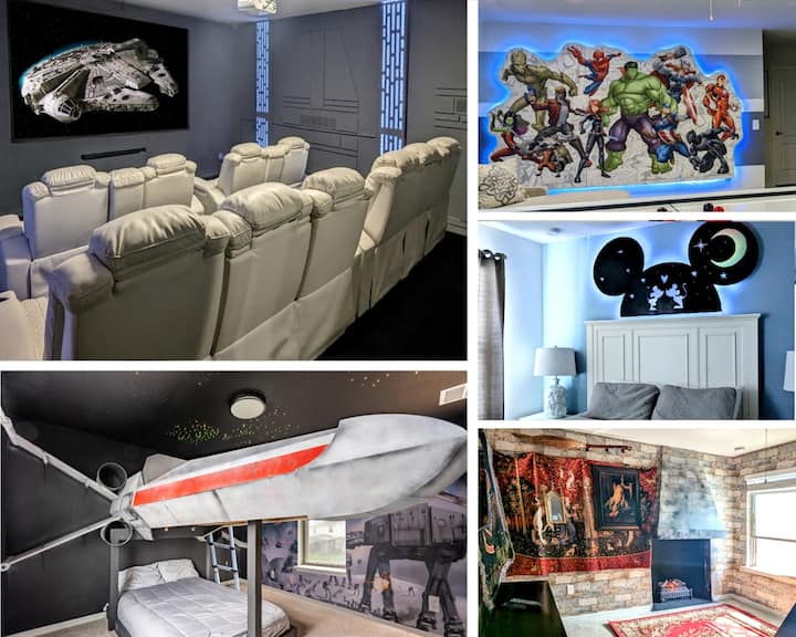 Private Heated Pool & Spa | Themed Home | 20 Min To Disney - Florida